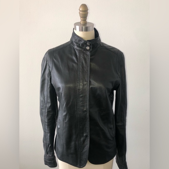 Mabrun | Jackets & Coats | Mabrun Womens Black Leather Jacket | Poshmark